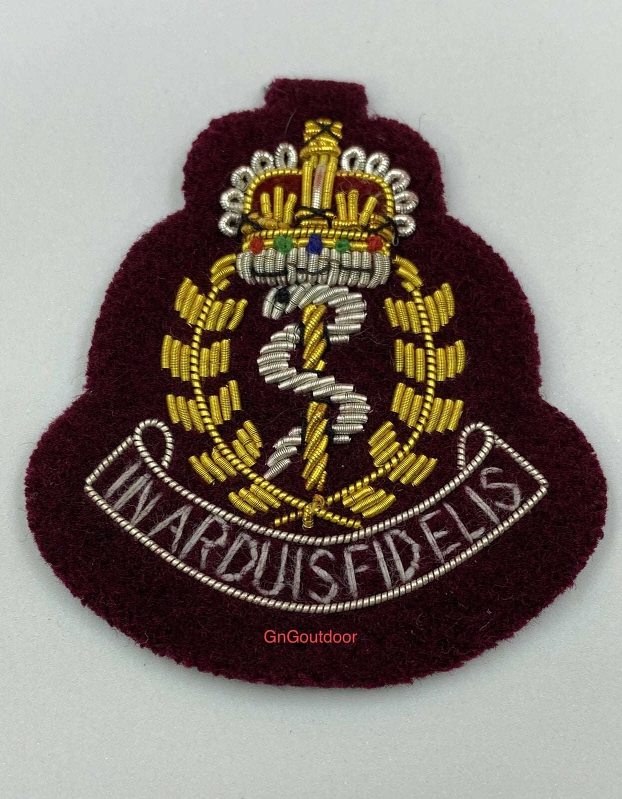 Royal Army Medical Corps Beret Cap Badge Queen's Crown RAMC Beret Badg ...